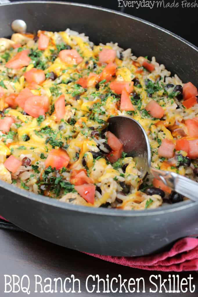BBQ Ranch Chicken Skillet - Everyday Made Fresh