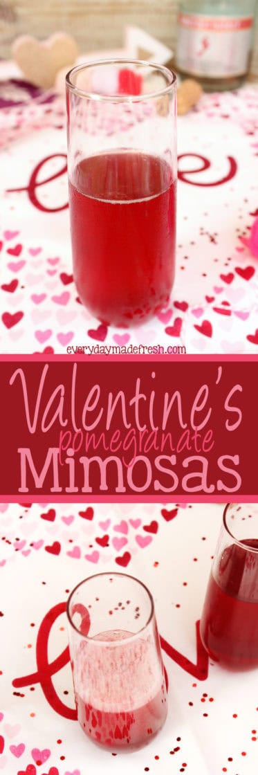 Valentine's Mimosas - Everyday Made Fresh