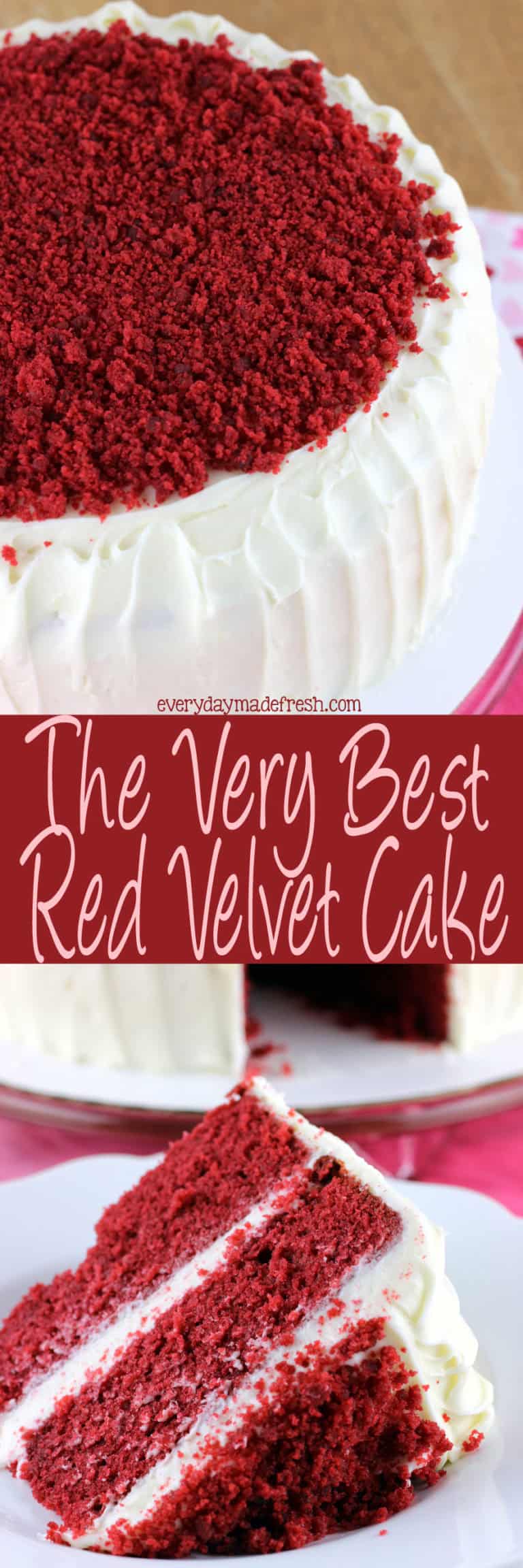 The Very Best Red Velvet Cake - Everyday Made Fresh