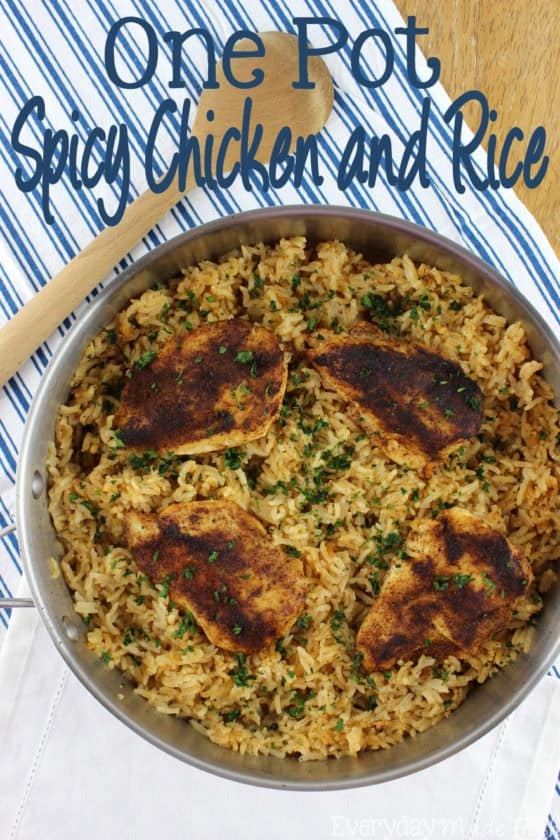 One Pot Spicy Chicken and Rice - Everyday Made Fresh