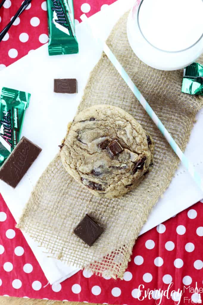 Mocha Mint Chocolate Chunk Cookies - Everyday Made Fresh