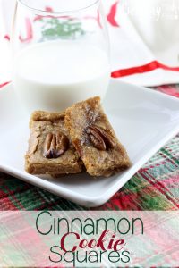 Cinnamon Cookie Squares - Everyday Made Fresh