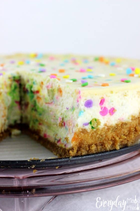 Funfetti Cheesecake - Everyday Made Fresh