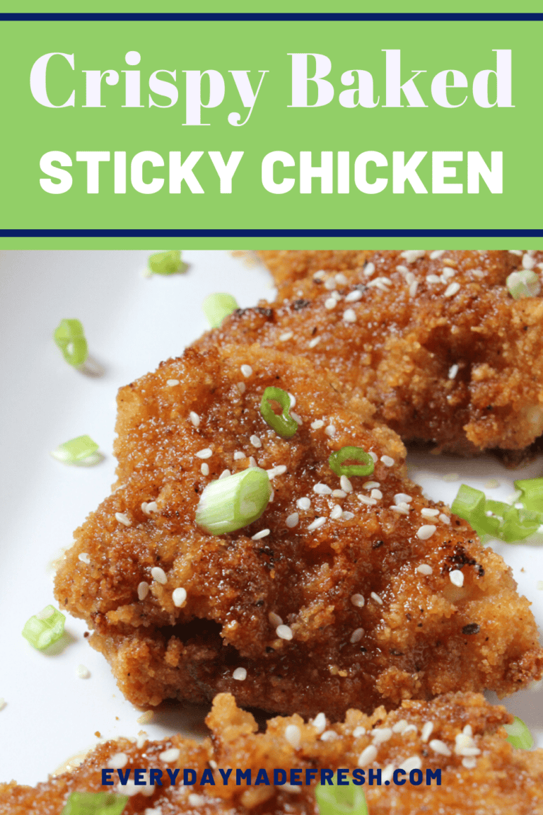 Crispy Baked Sticky Chicken - Everyday Made Fresh